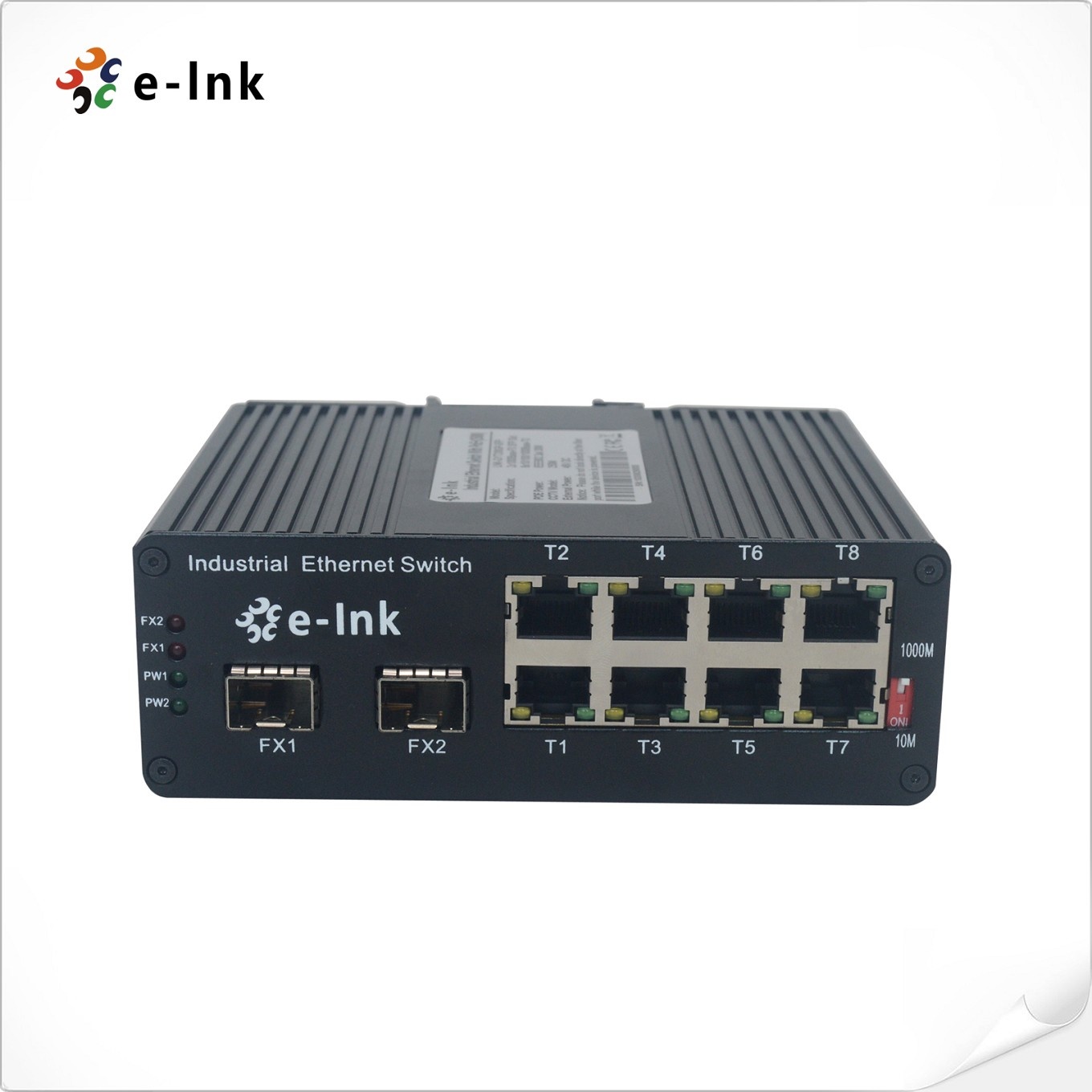 Industrial 8-port 10/100/1000BASE-T + 2-port 1000BASE-SFP 250m PoE Switch - E-link China ...