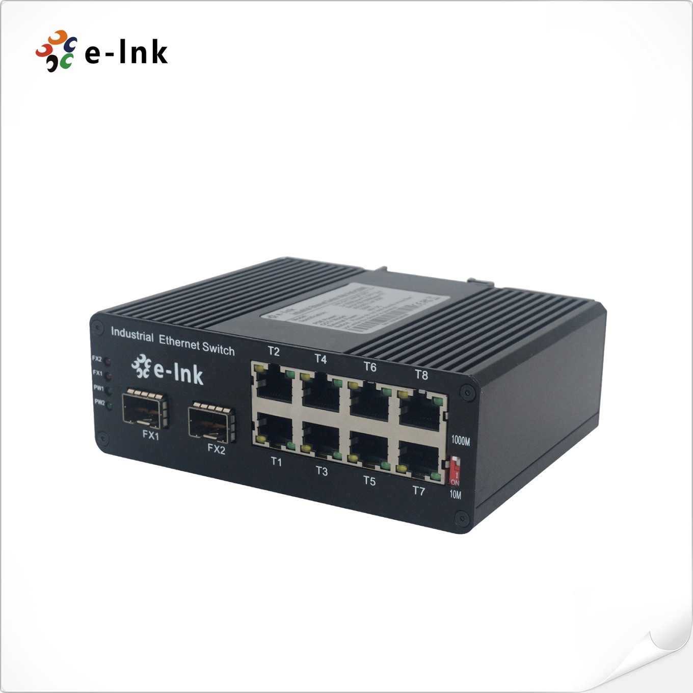 Industrial 8-port 10/100/1000BASE-T + 2-port 1000BASE-SFP 250m PoE Switch - E-link China ...