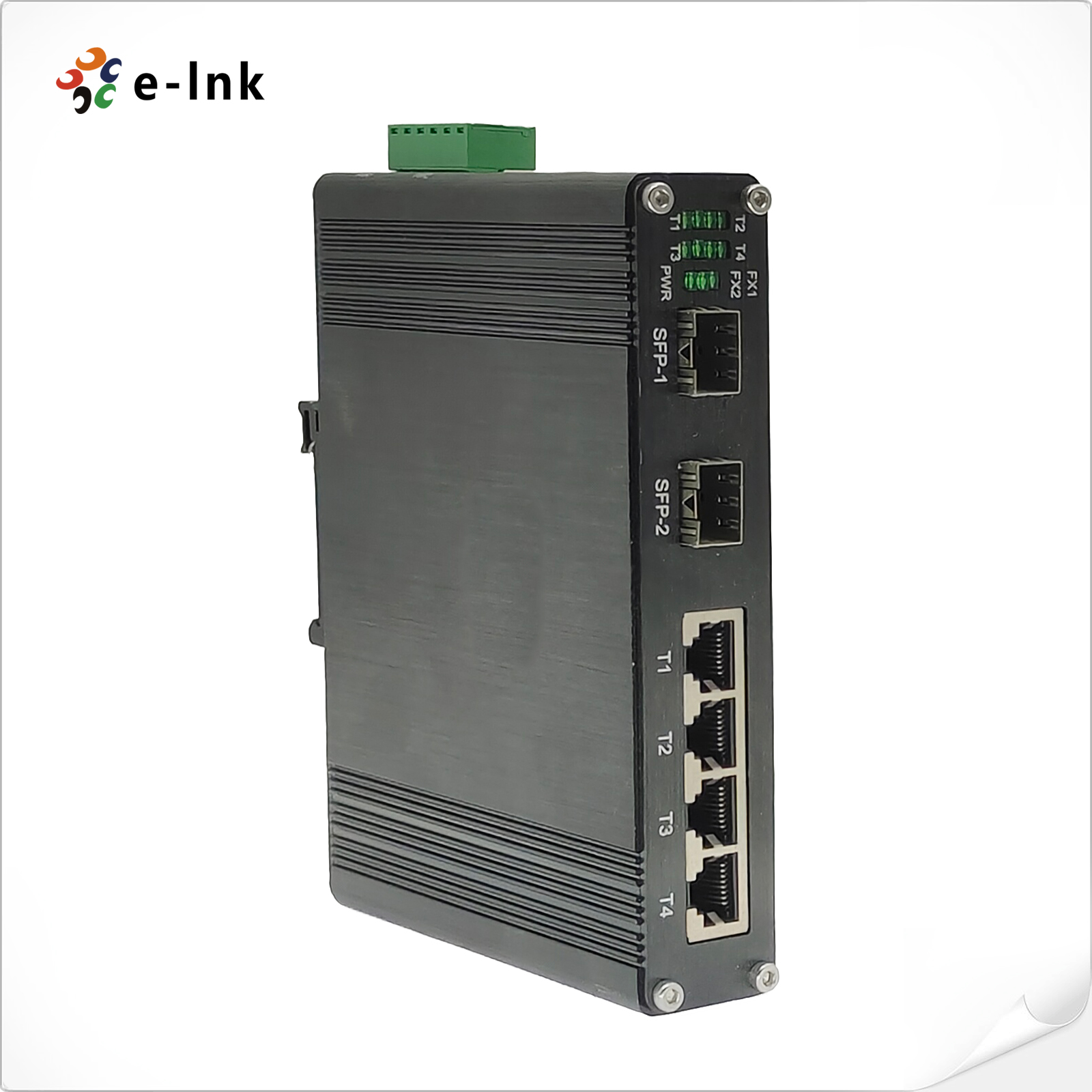 Industrial 4-port 10/100/BASE-T + 2-port 100BASE-FX Ethernet Switch - E-link China Technology Co ...