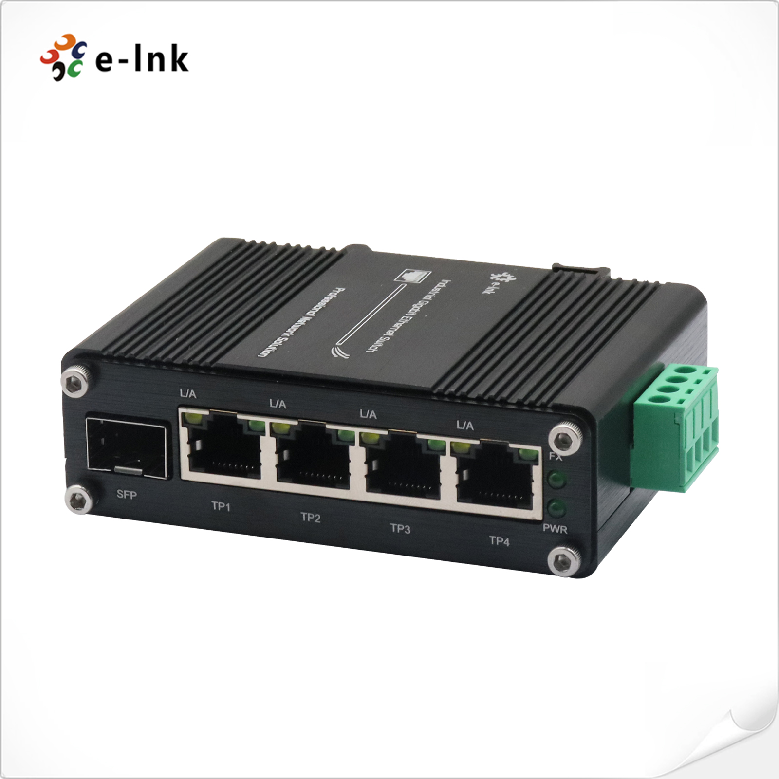 Mini Industrial 4-Port 10/100/1000/2500Base-T to 1-Port 10G SFP+ Fiber ...