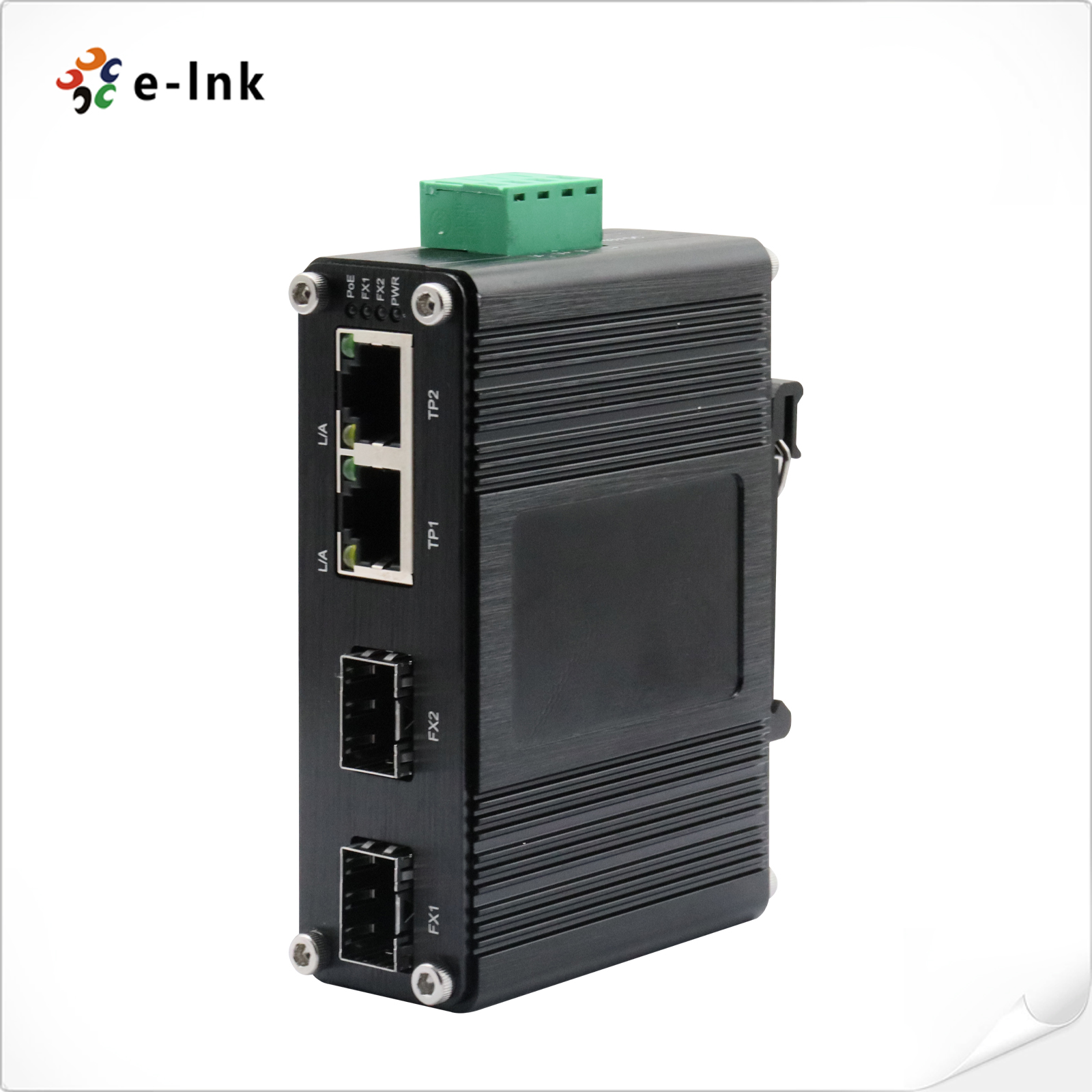 Mini Industrial 2-Port 10/100/1000/2500Base-T to 2-Port 10G SFP+ Fiber ...