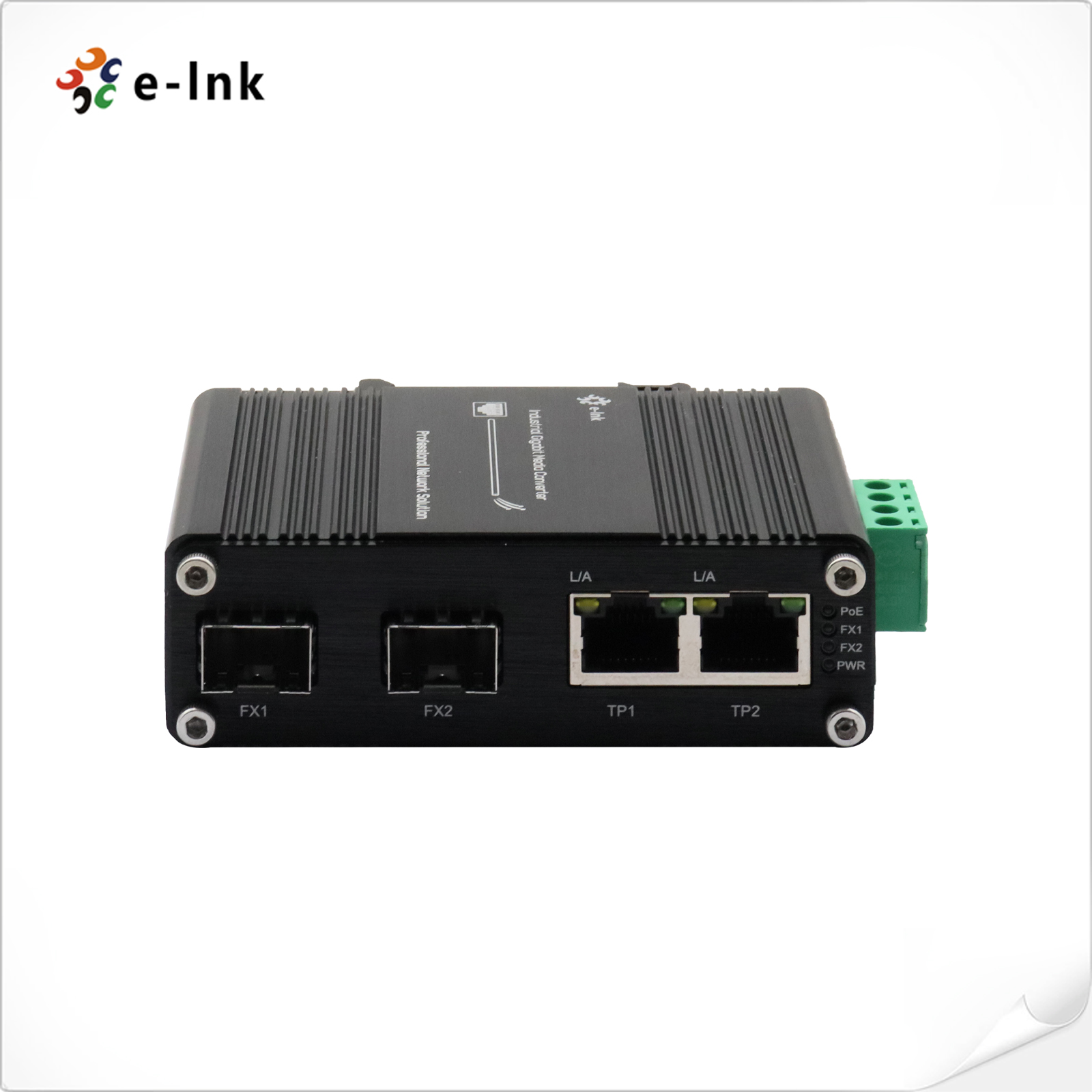 Mini Industrial 2-Port 10/100/1000/2500Base-T to 2-Port 10G SFP+ Fiber ...